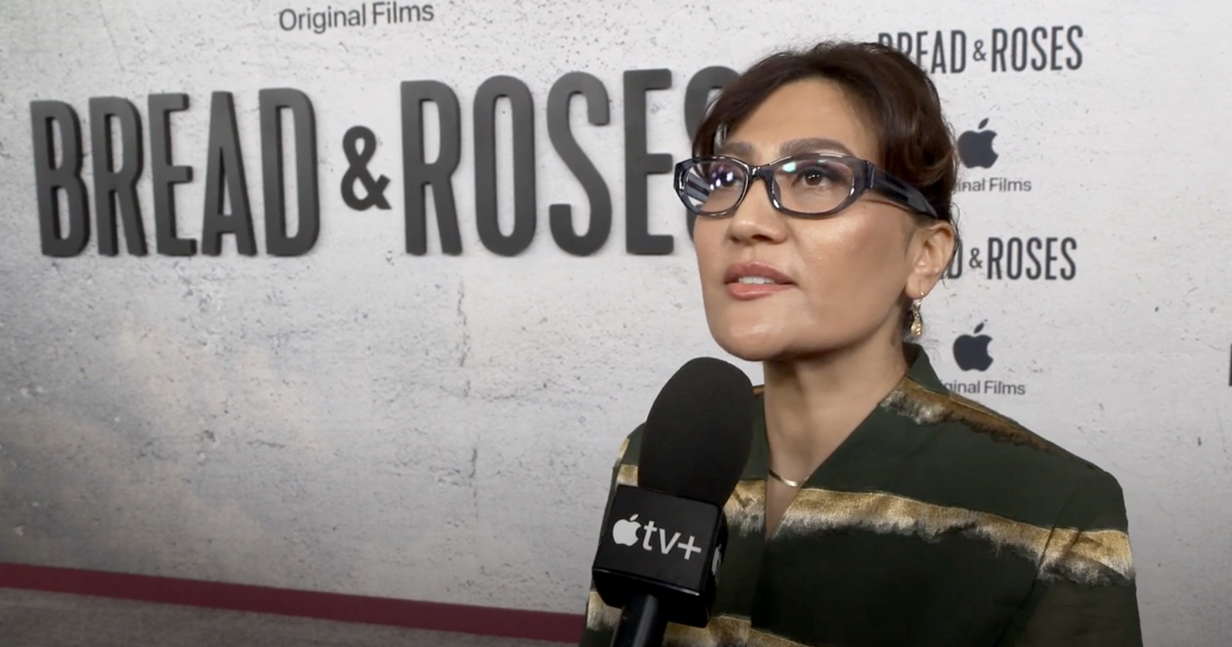 Sahra Mani Interview about BREAD & ROSES at the World Premiere ...