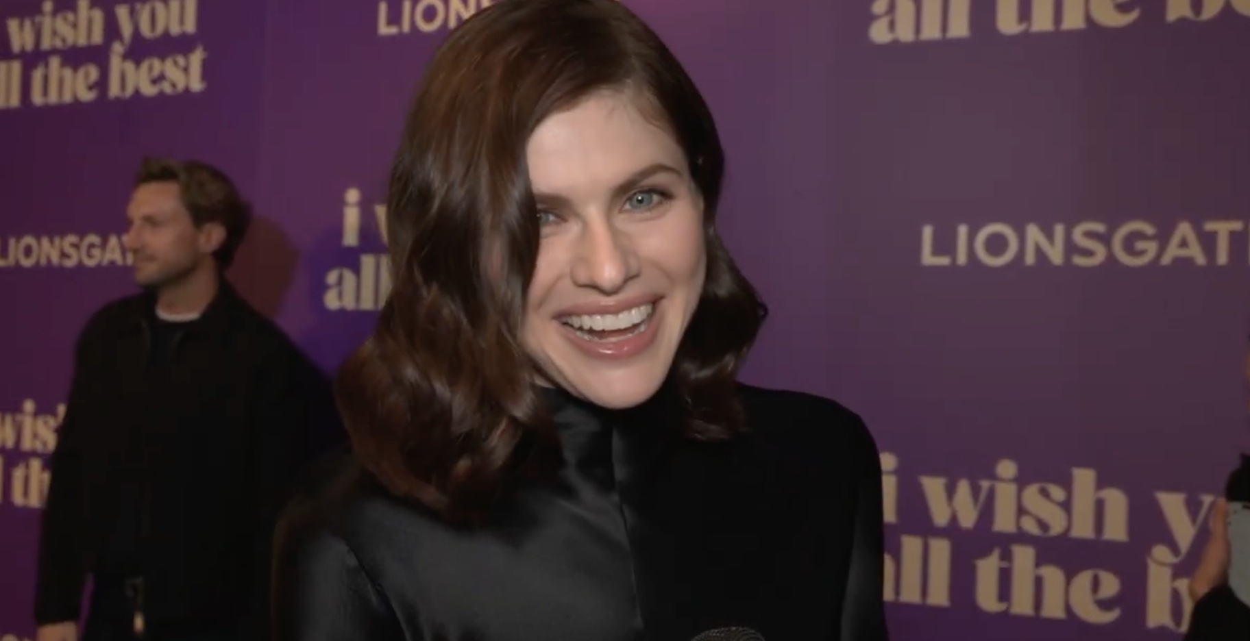 Alexandra Daddario Interview at the I Wish You All The Best Movie ...